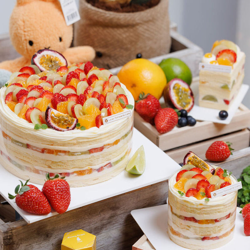 Fresh Seasonal Mixed Fruit Shortcake – LoveyPatisserieCafe