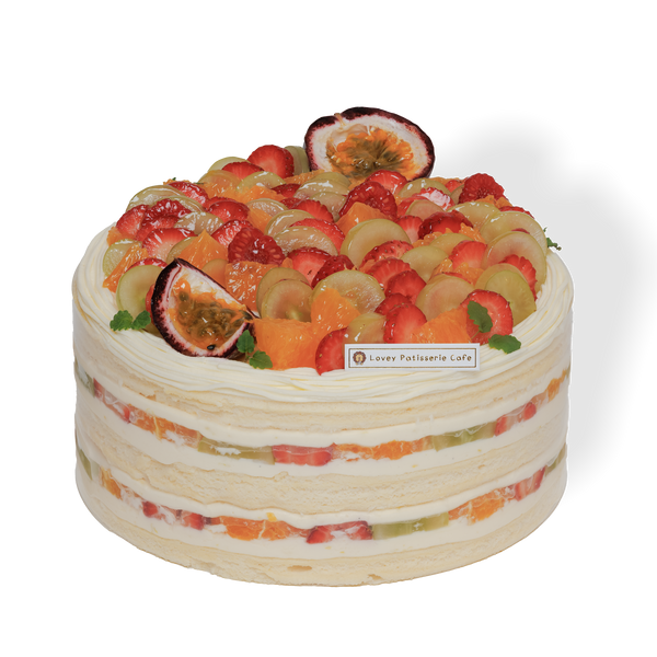 Fresh Seasonal Mixed Fruit Shortcake | Lovey Patisserie Cafe ...